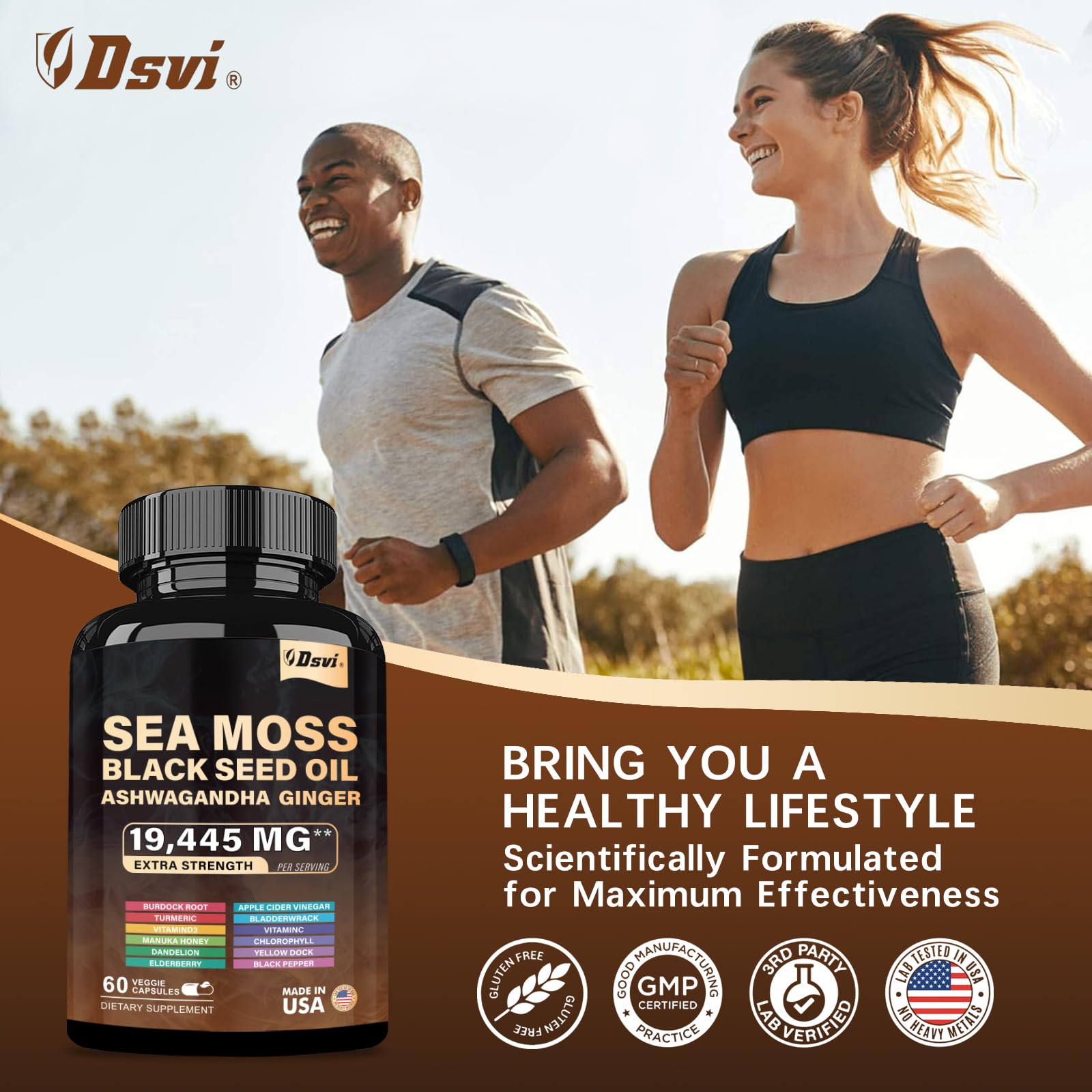 Turmeric and sea moss for energy