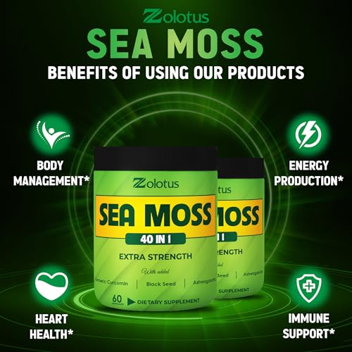 Turmeric and sea moss for health