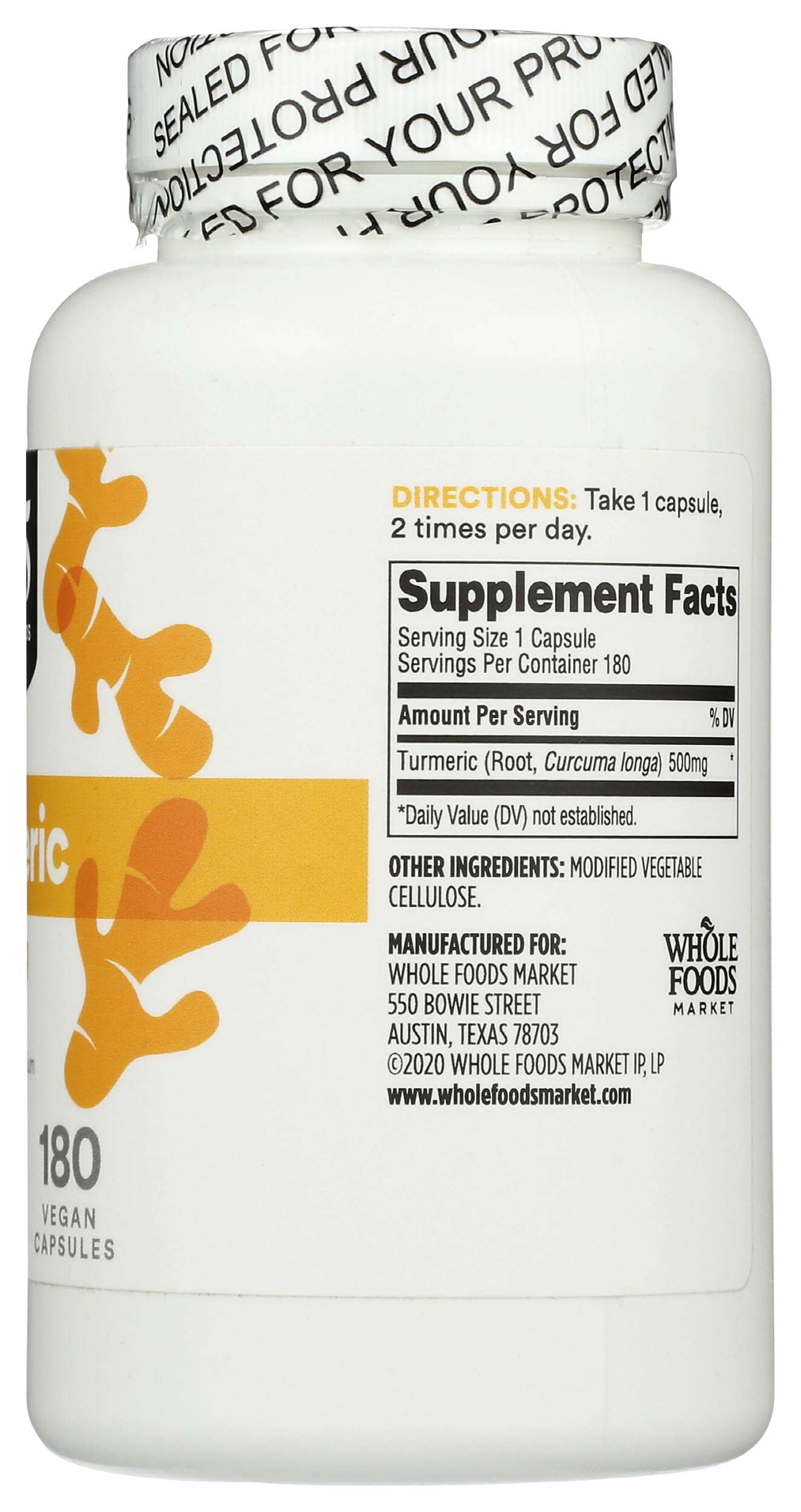 turmeric capsules for anti-inflammatory support
