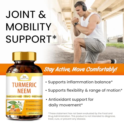 Turmeric capsules for daily health boost