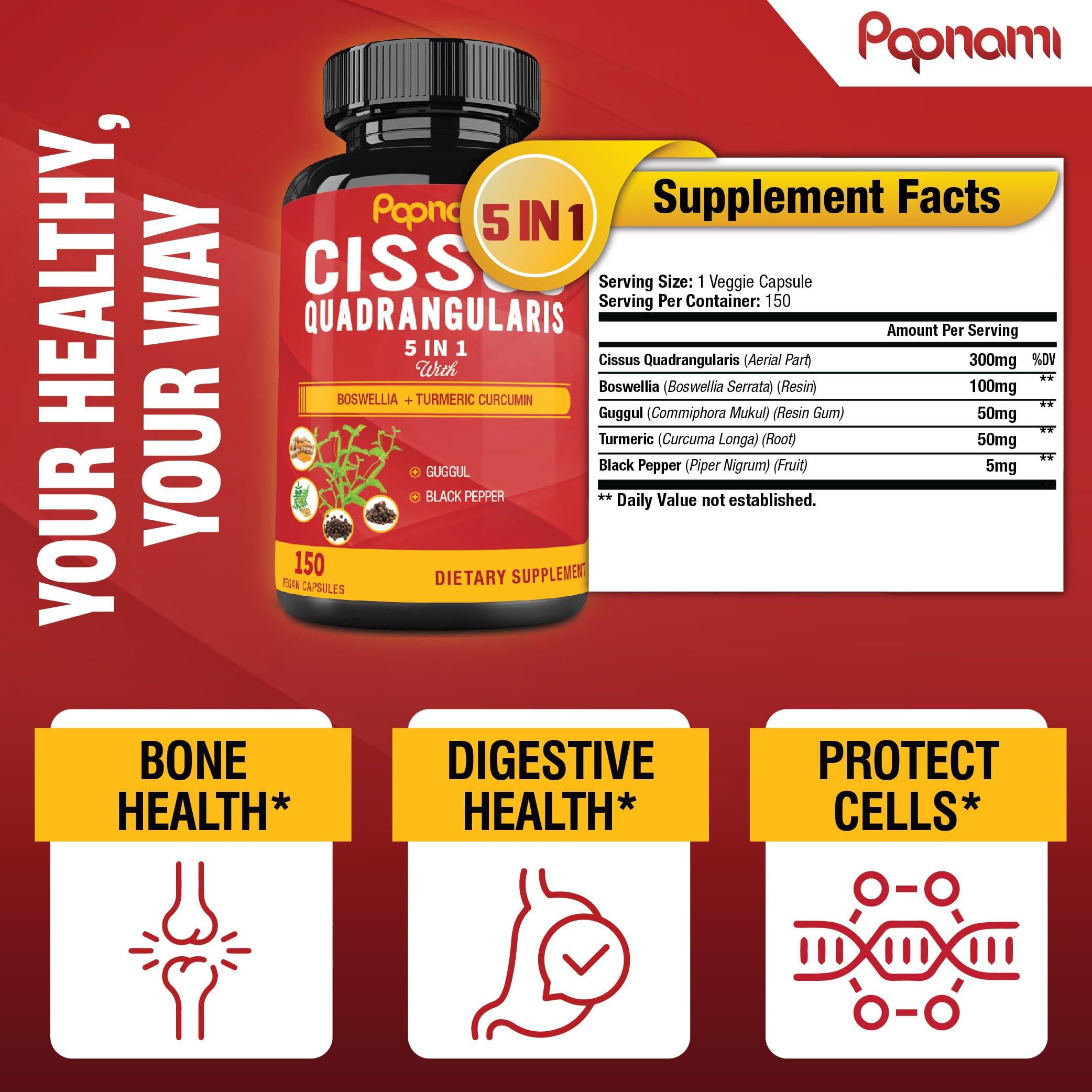 Turmeric capsules for daily health boost
