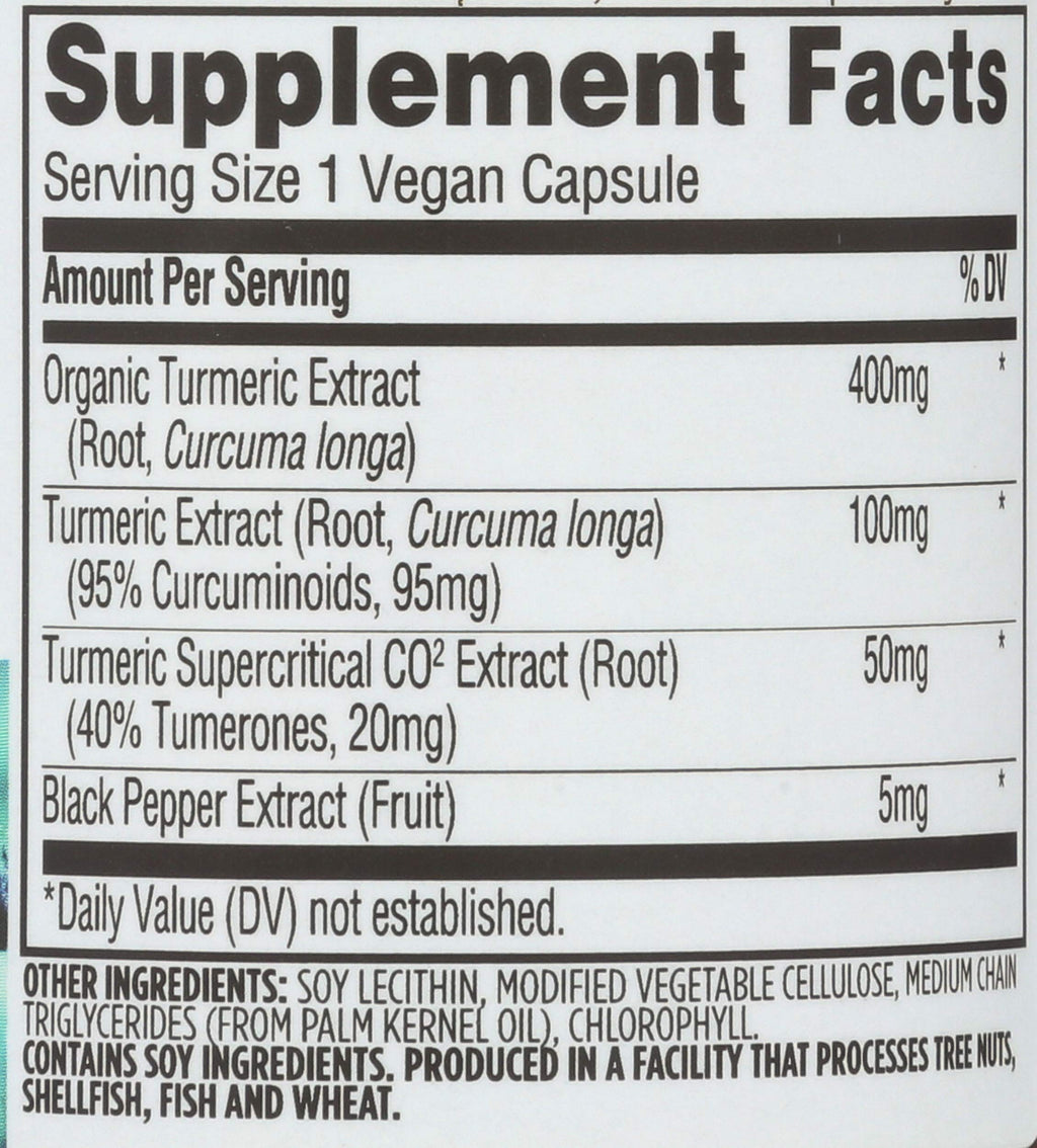 Turmeric capsules for daily use