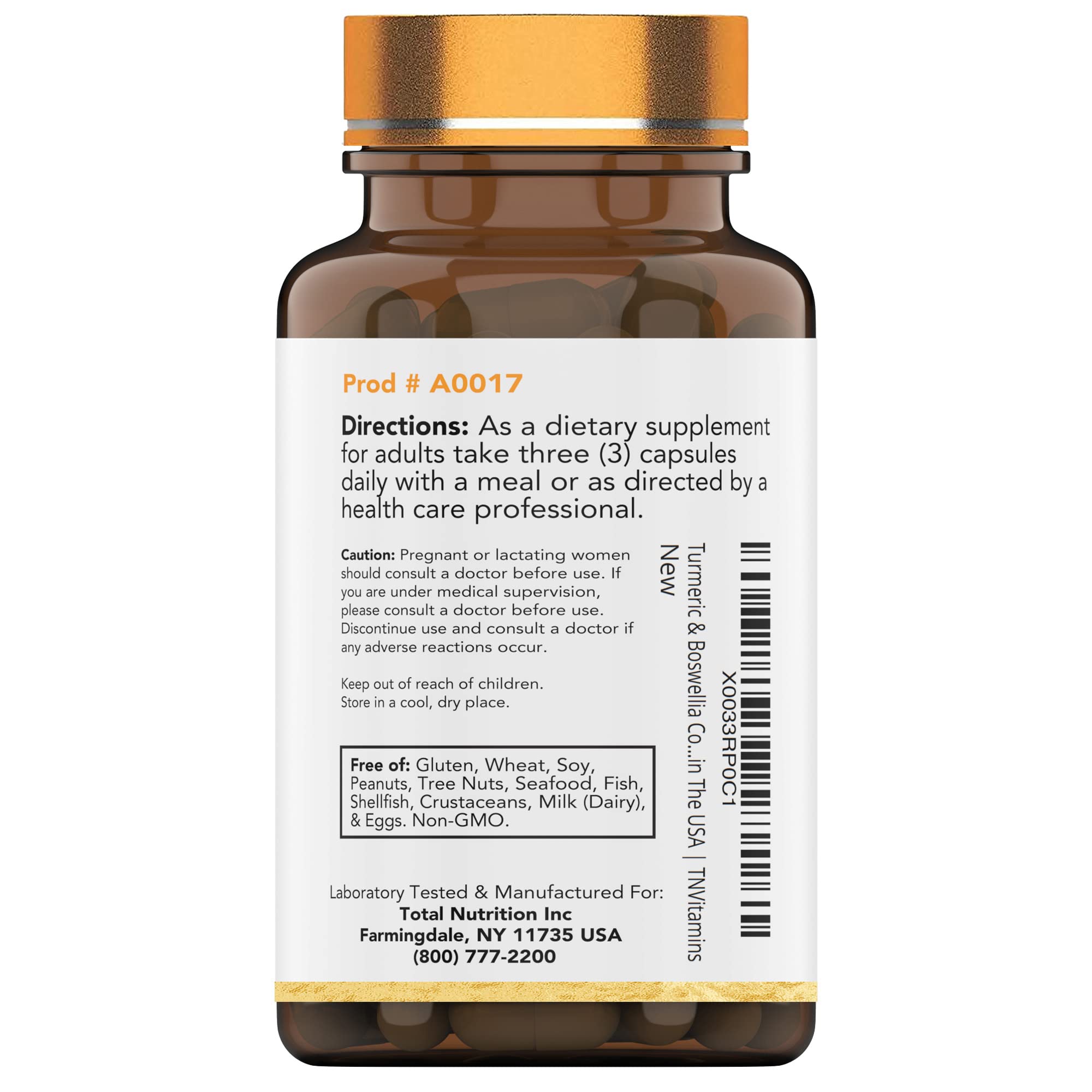 Turmeric capsules for daily use