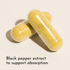 Turmeric capsules for daily vitality