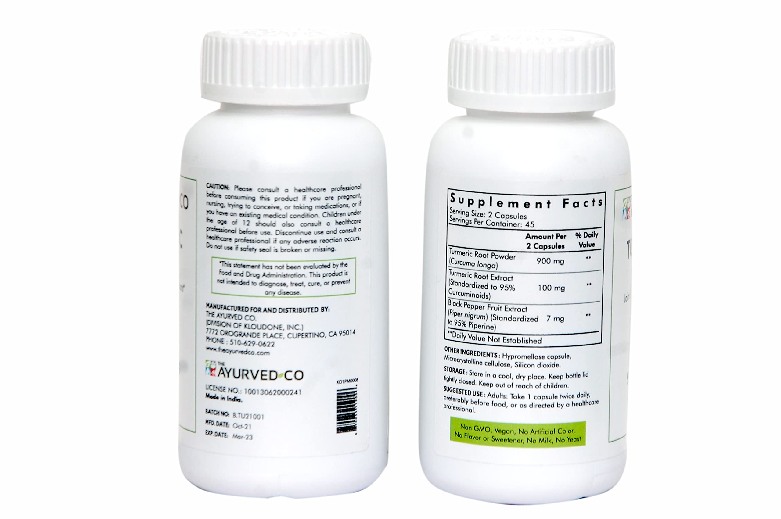 turmeric capsules for daily wellness