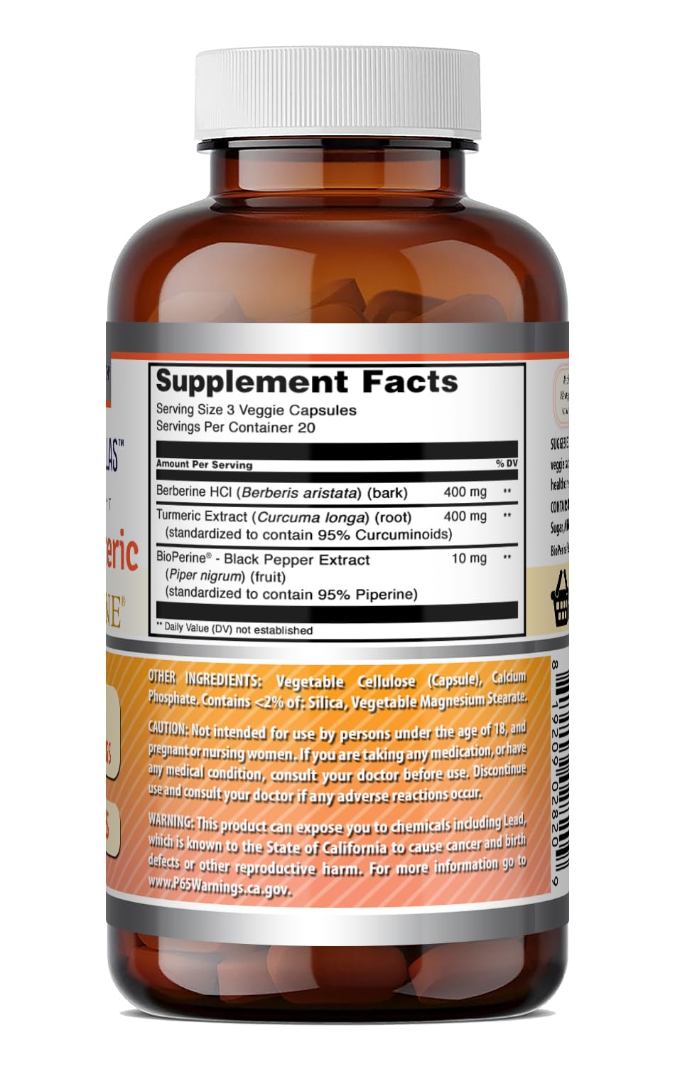 Turmeric capsules for digestive health