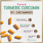 Turmeric capsules for digestive wellness