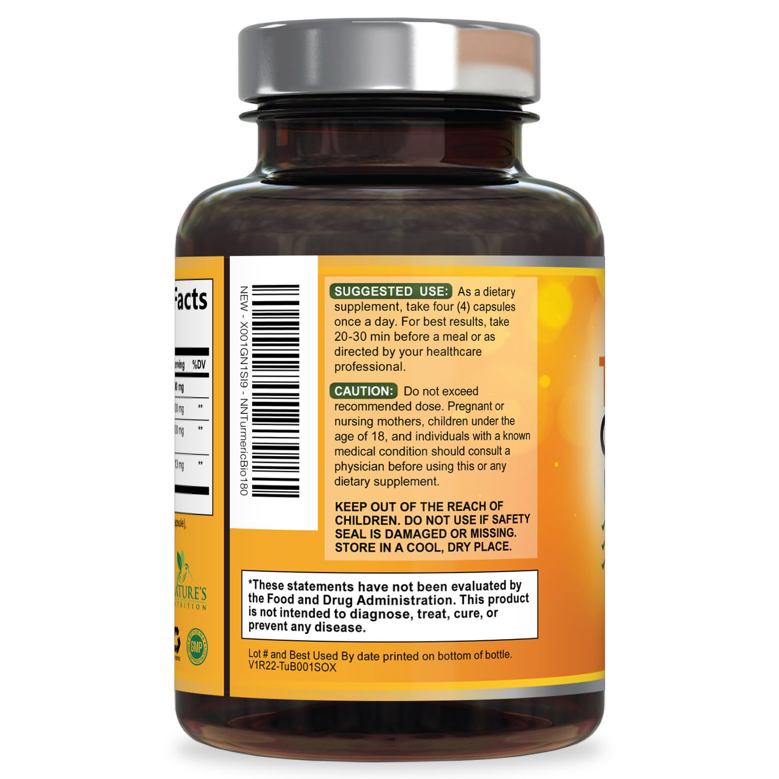turmeric capsules for healthy inflammation