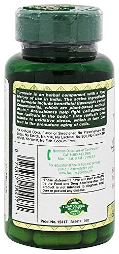 Turmeric capsules for immune support
