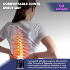 Turmeric capsules for joint comfort