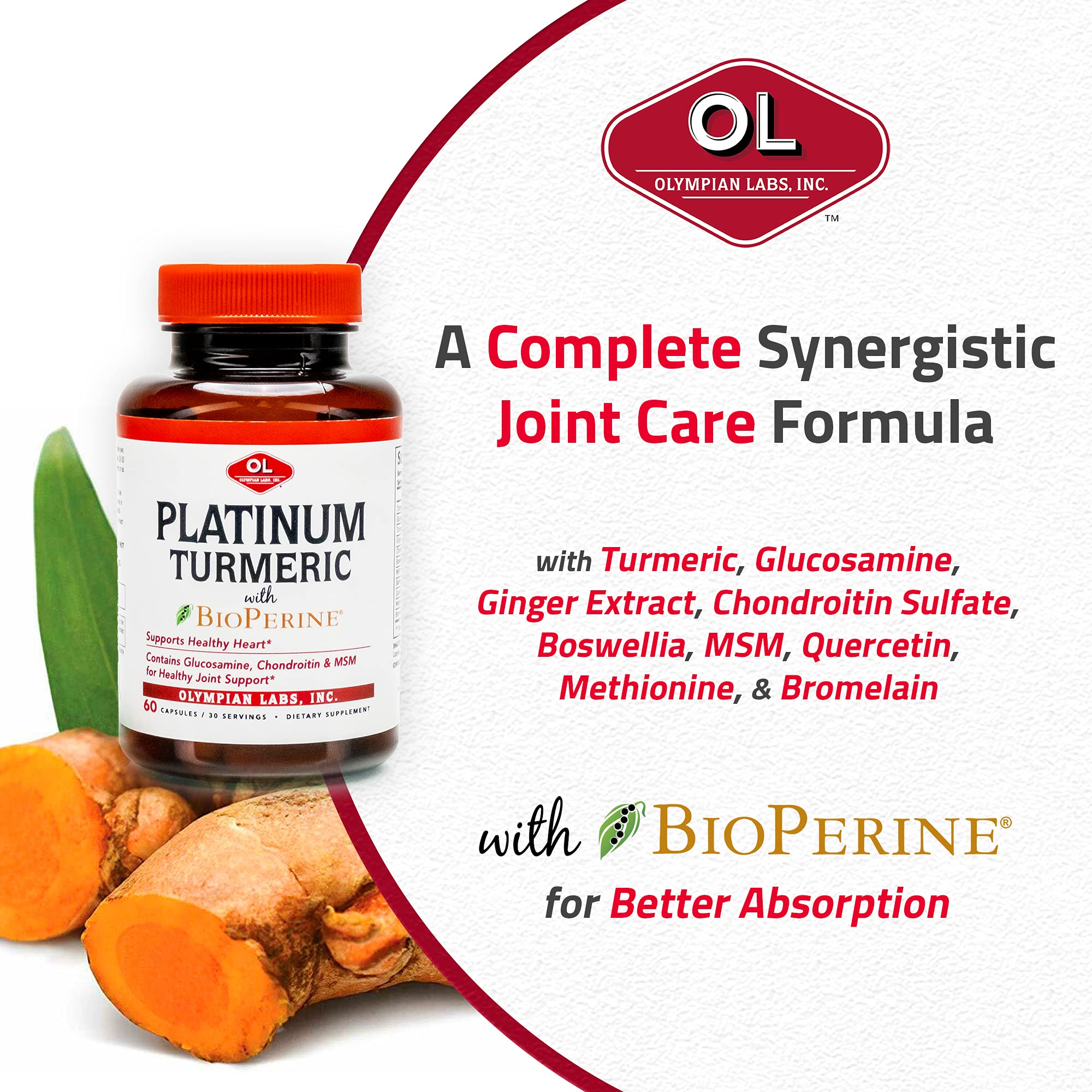 Turmeric capsules for joint health