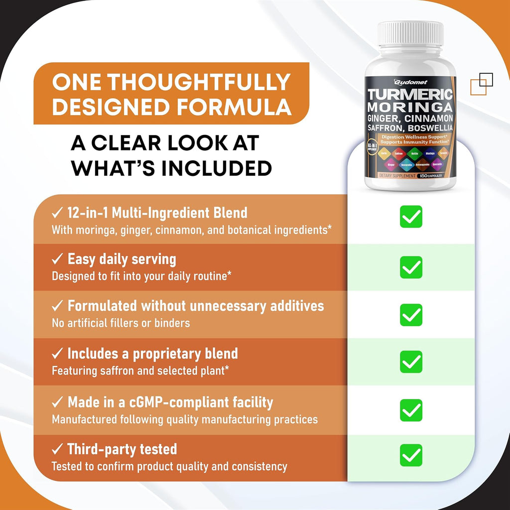 Turmeric capsules for joint support