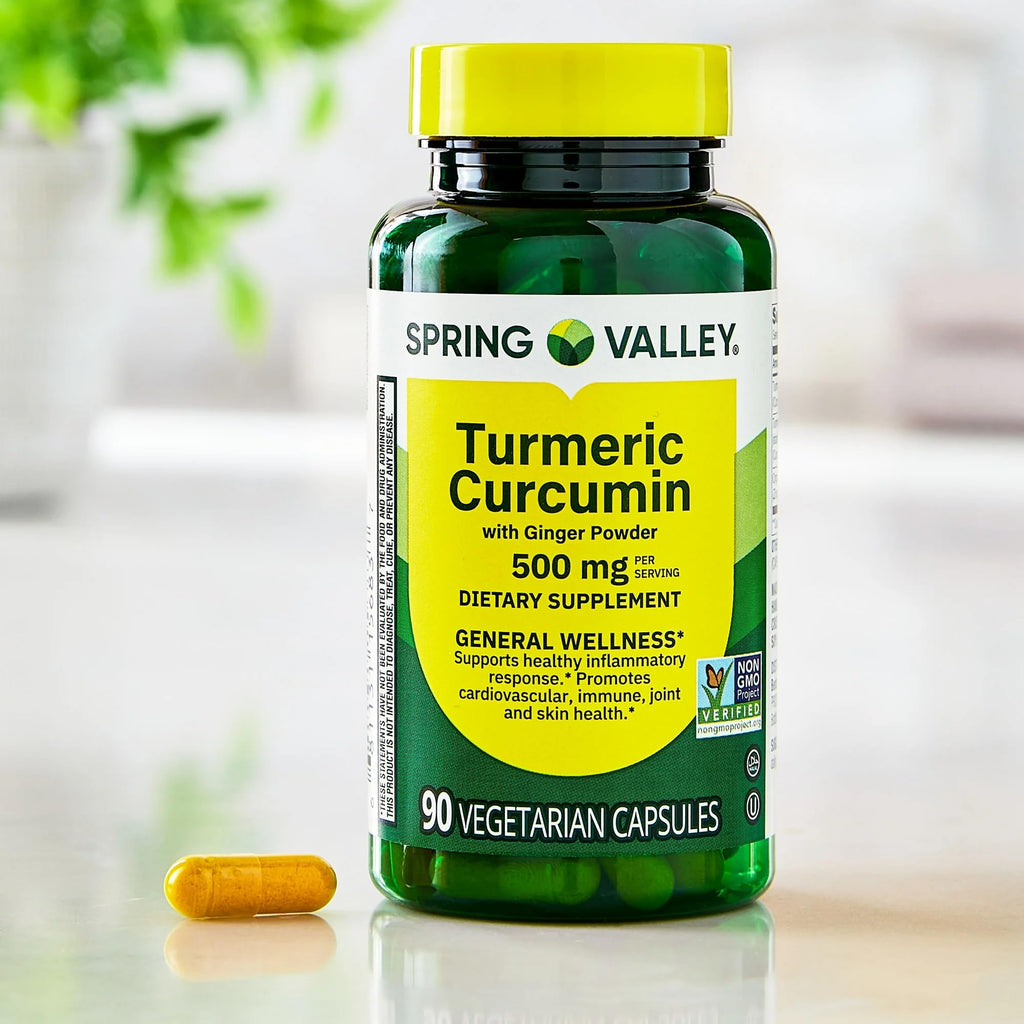 Turmeric capsules for overall health