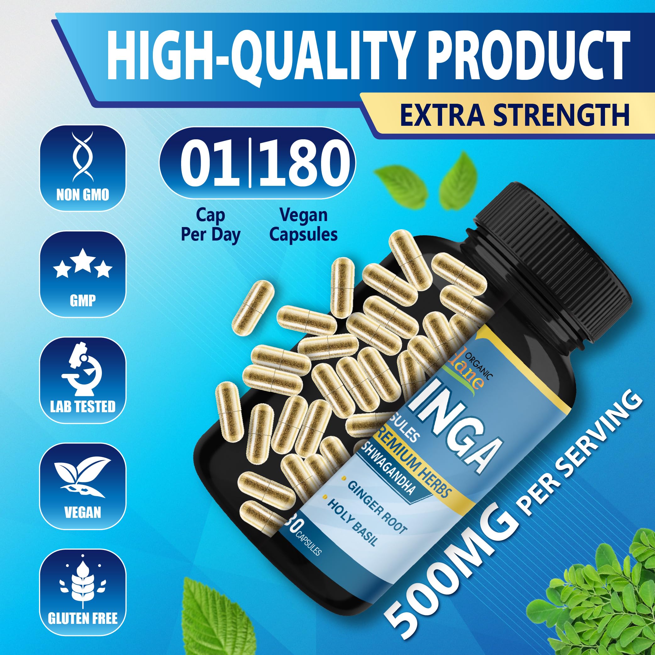 Turmeric capsules for overall well-being