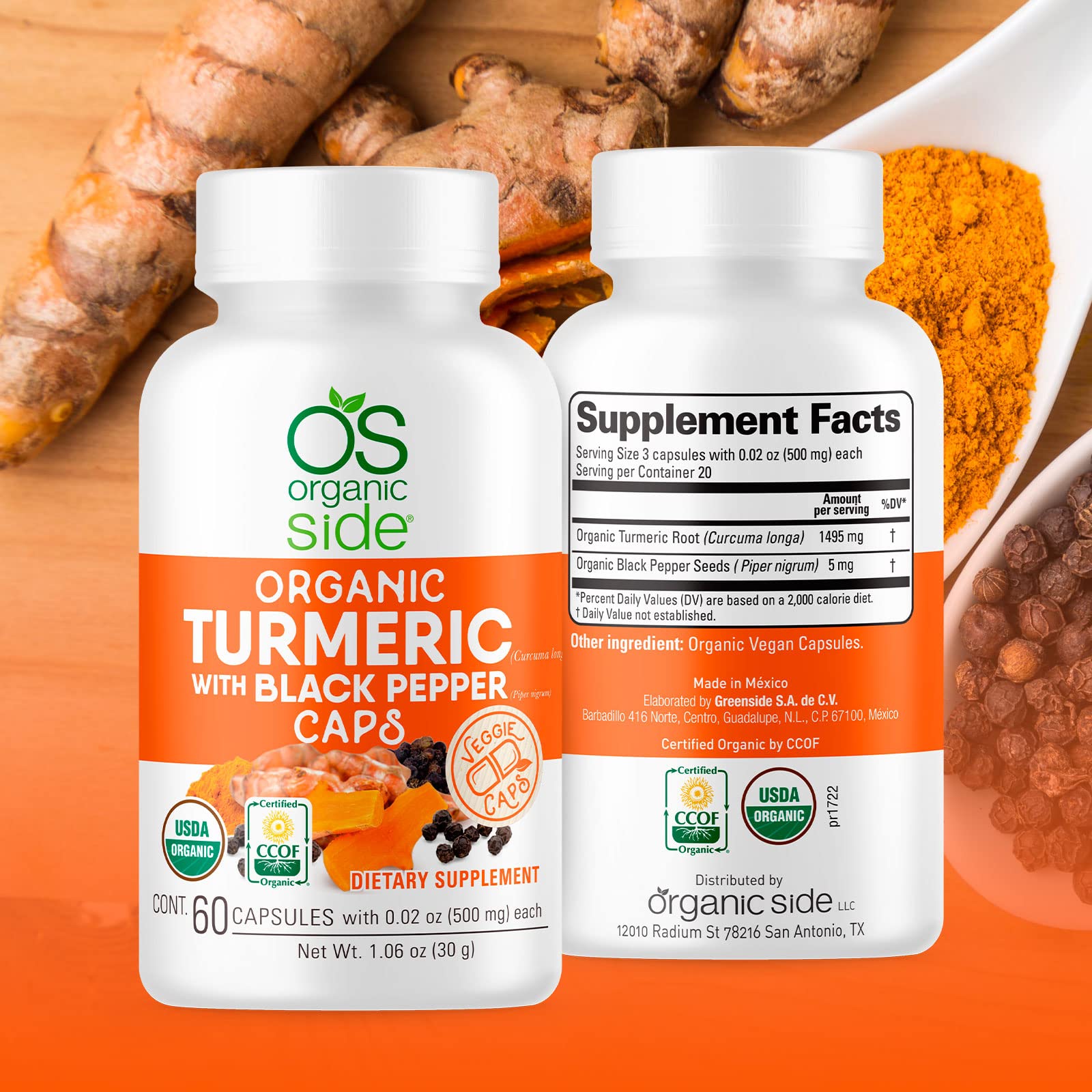 turmeric capsules for wellness