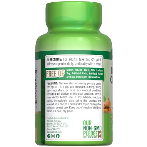 turmeric capsules with Bioperine for efficacy
