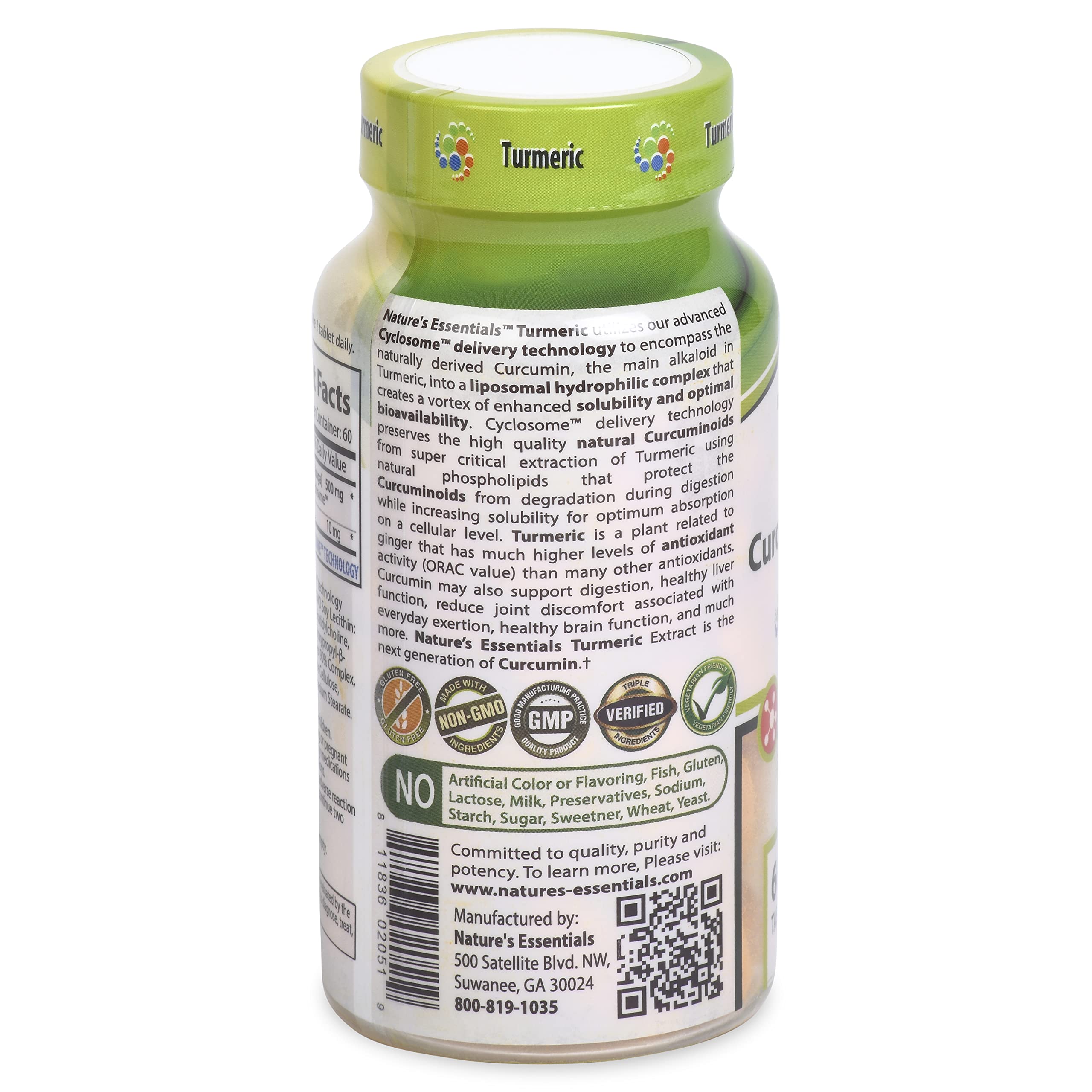 Turmeric capsules with cyclodextrin formula