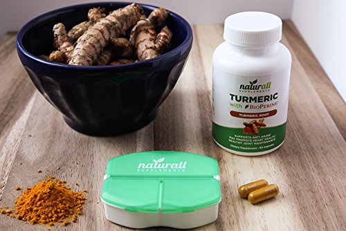 turmeric capsules with free pill case