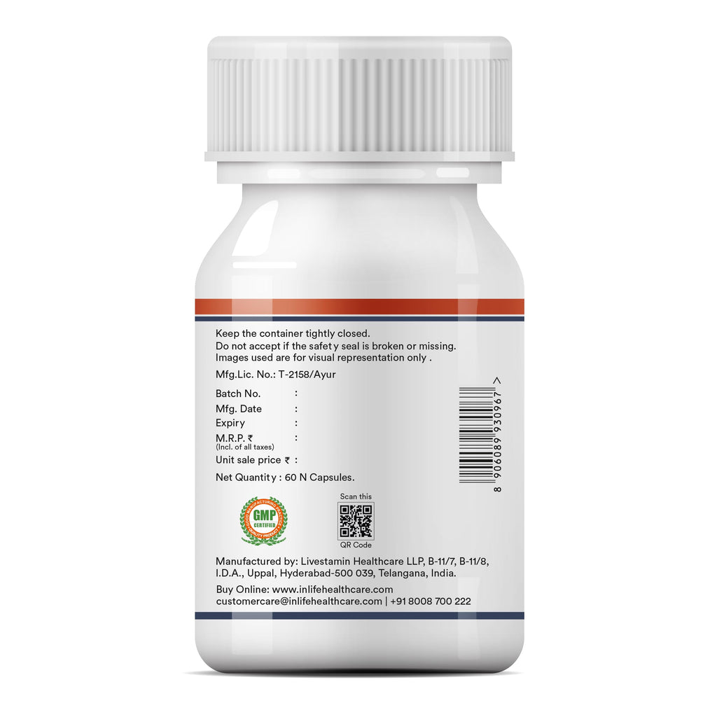 Turmeric capsules with green tea extract