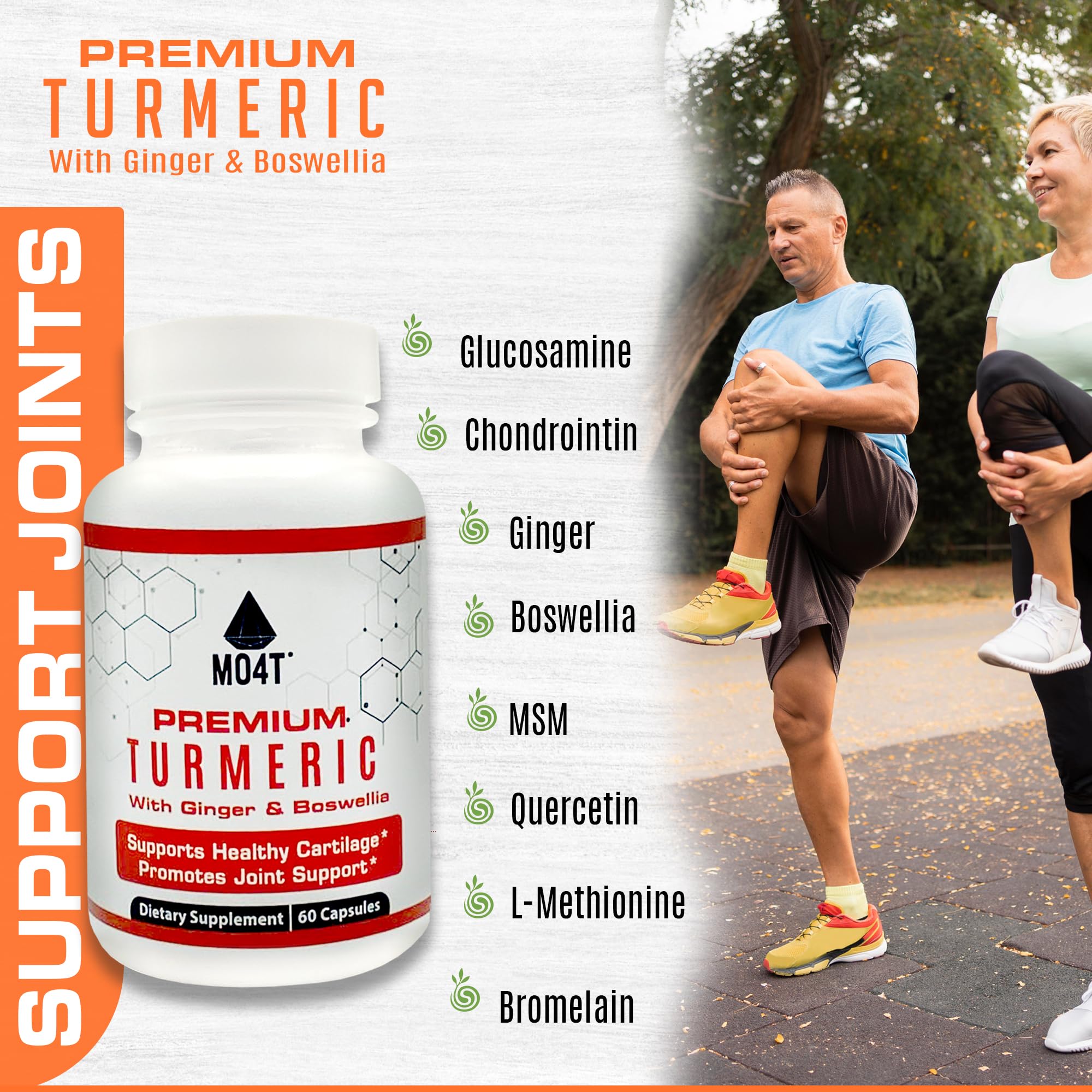 turmeric capsules with MSM and chondroitin