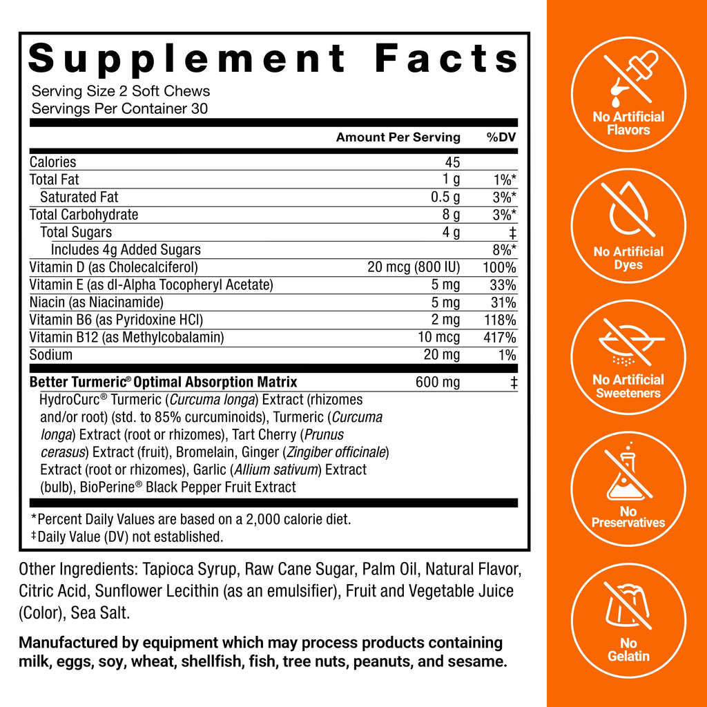 turmeric chews for digestive support