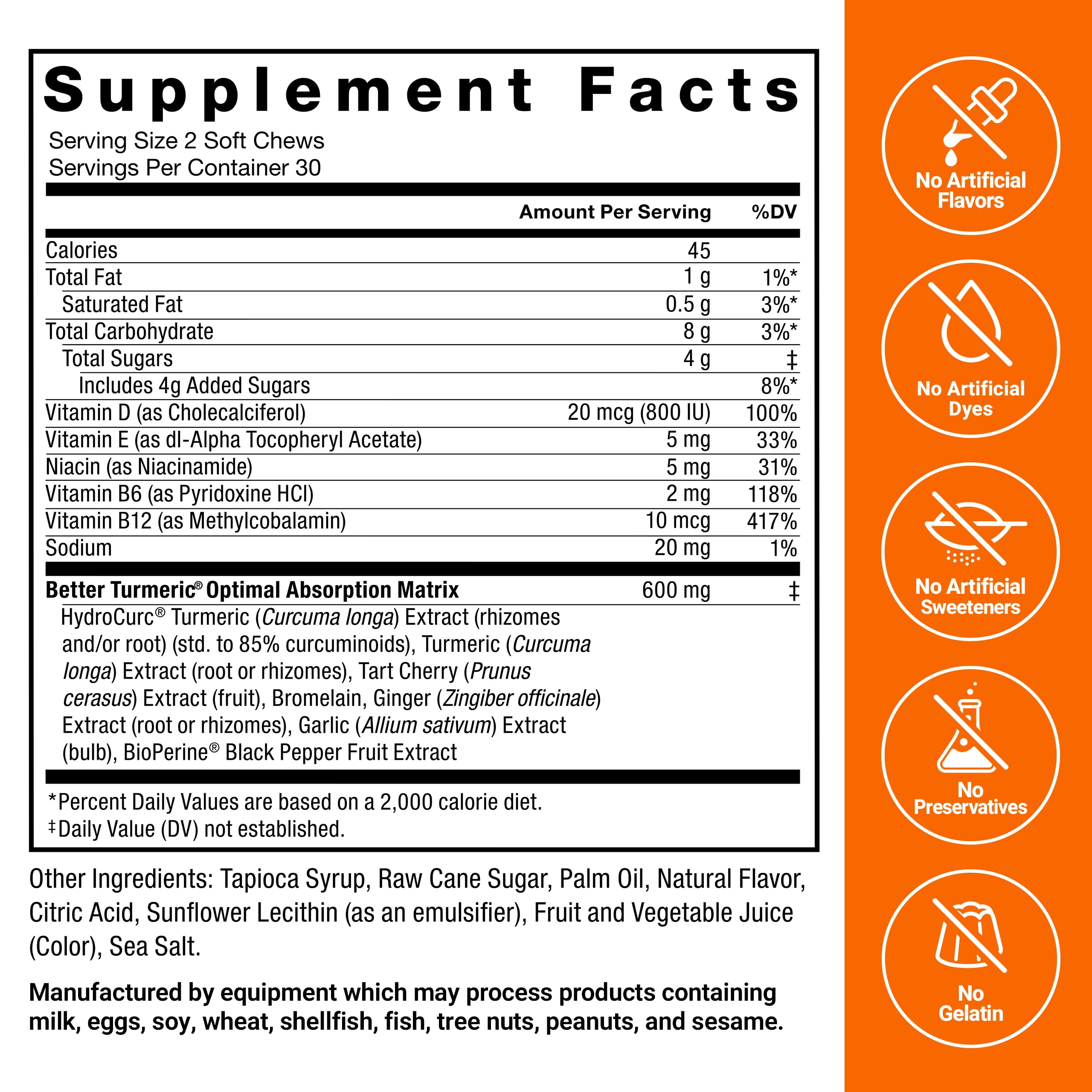 turmeric chews for digestive support
