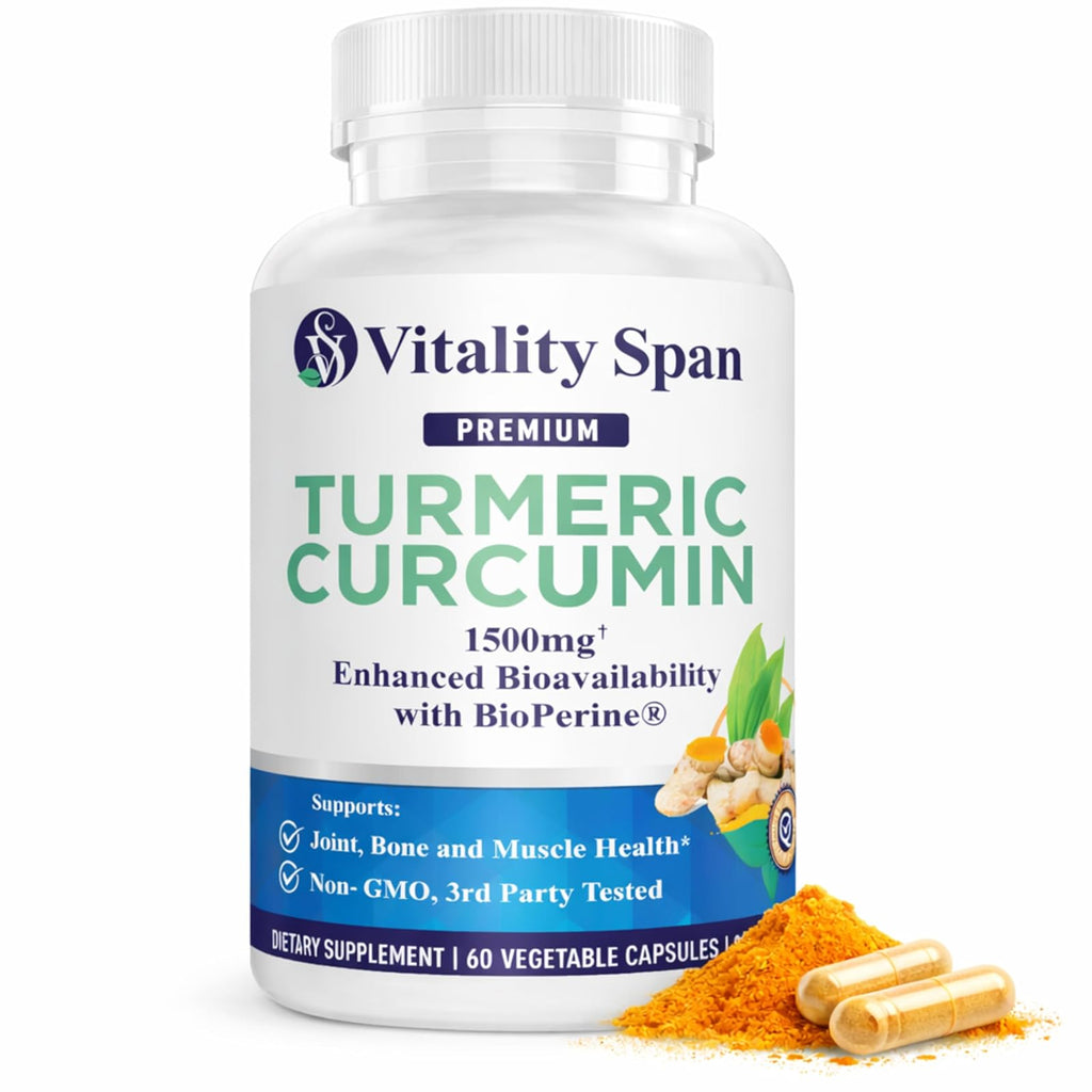 Turmeric Curcumin 1500 mg capsules