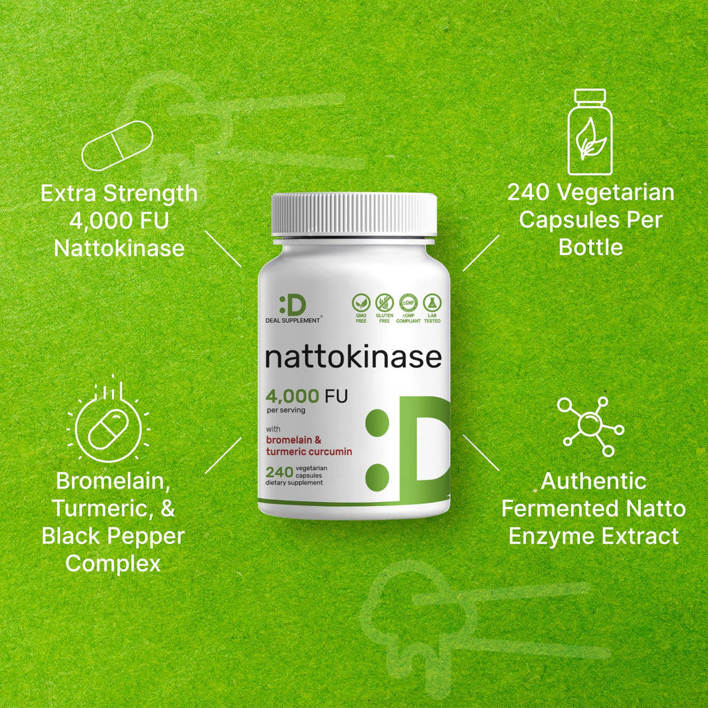 Turmeric curcumin and Nattokinase capsules