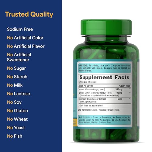 turmeric curcumin capsules for daily use