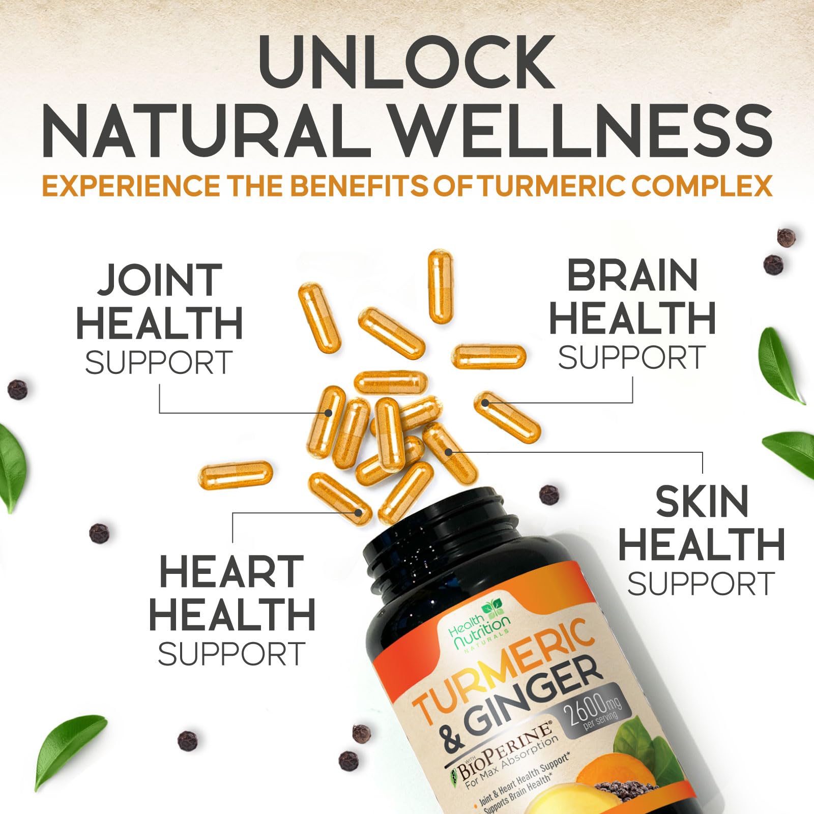 turmeric curcumin capsules for vitality
