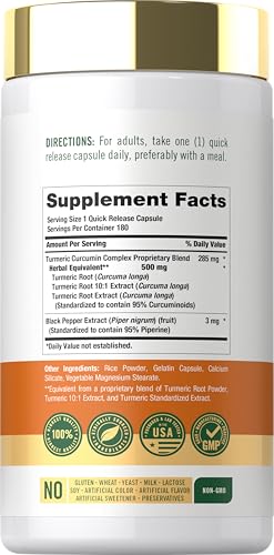 Turmeric curcumin capsules for wellness