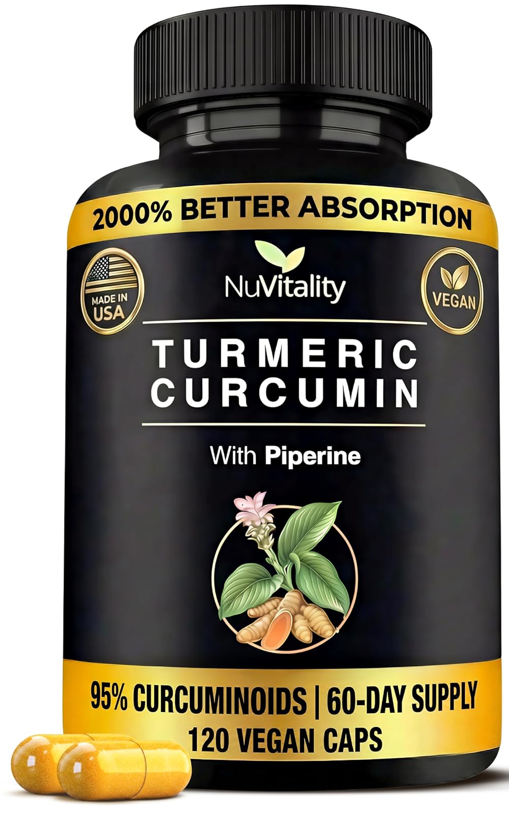 turmeric curcumin capsules for wellness