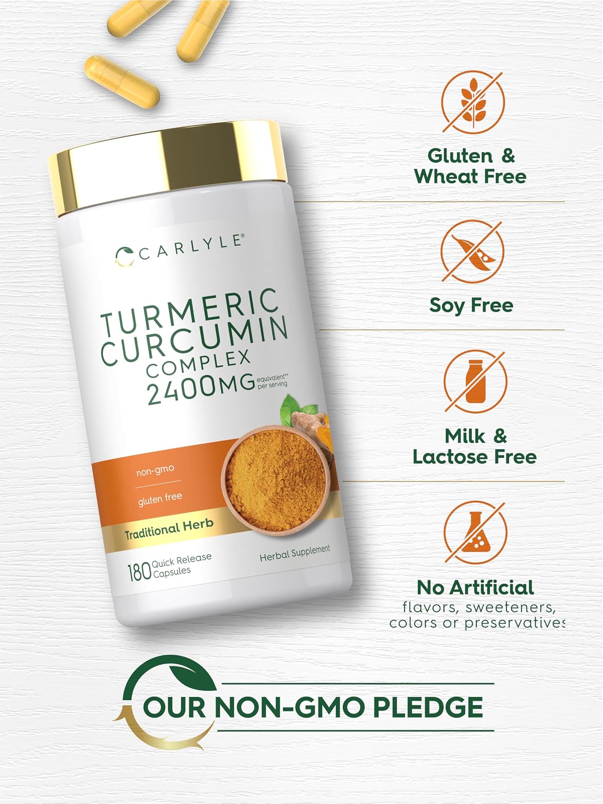 turmeric curcumin capsules for wellness