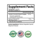 turmeric curcumin capsules with BioPerine