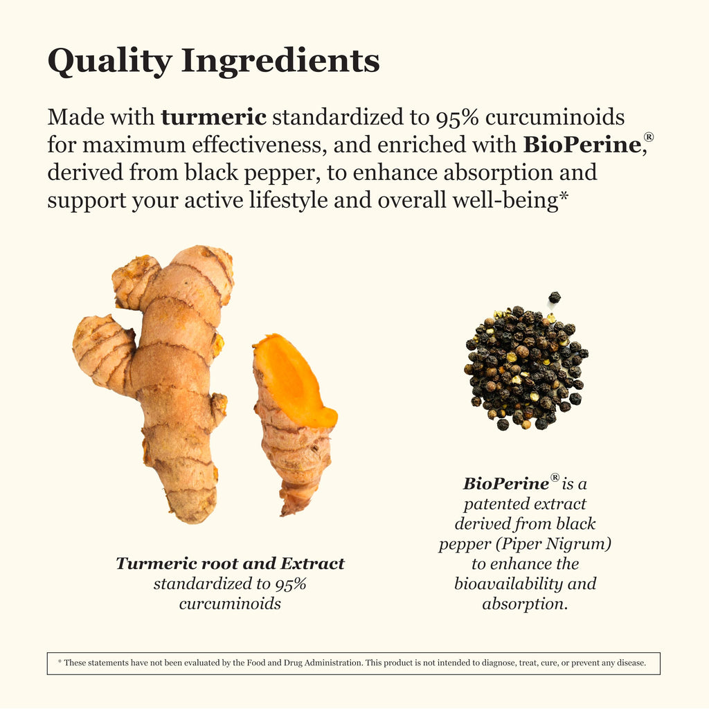 turmeric curcumin for active lifestyle