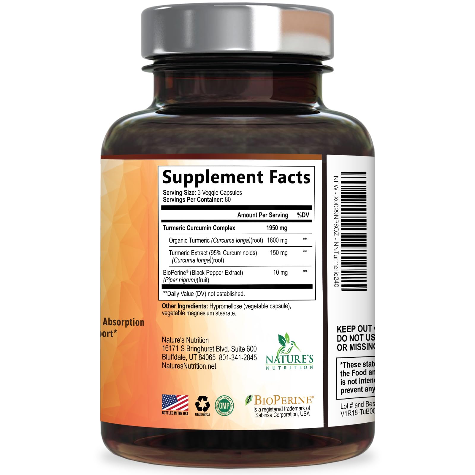 turmeric curcumin for antioxidant support