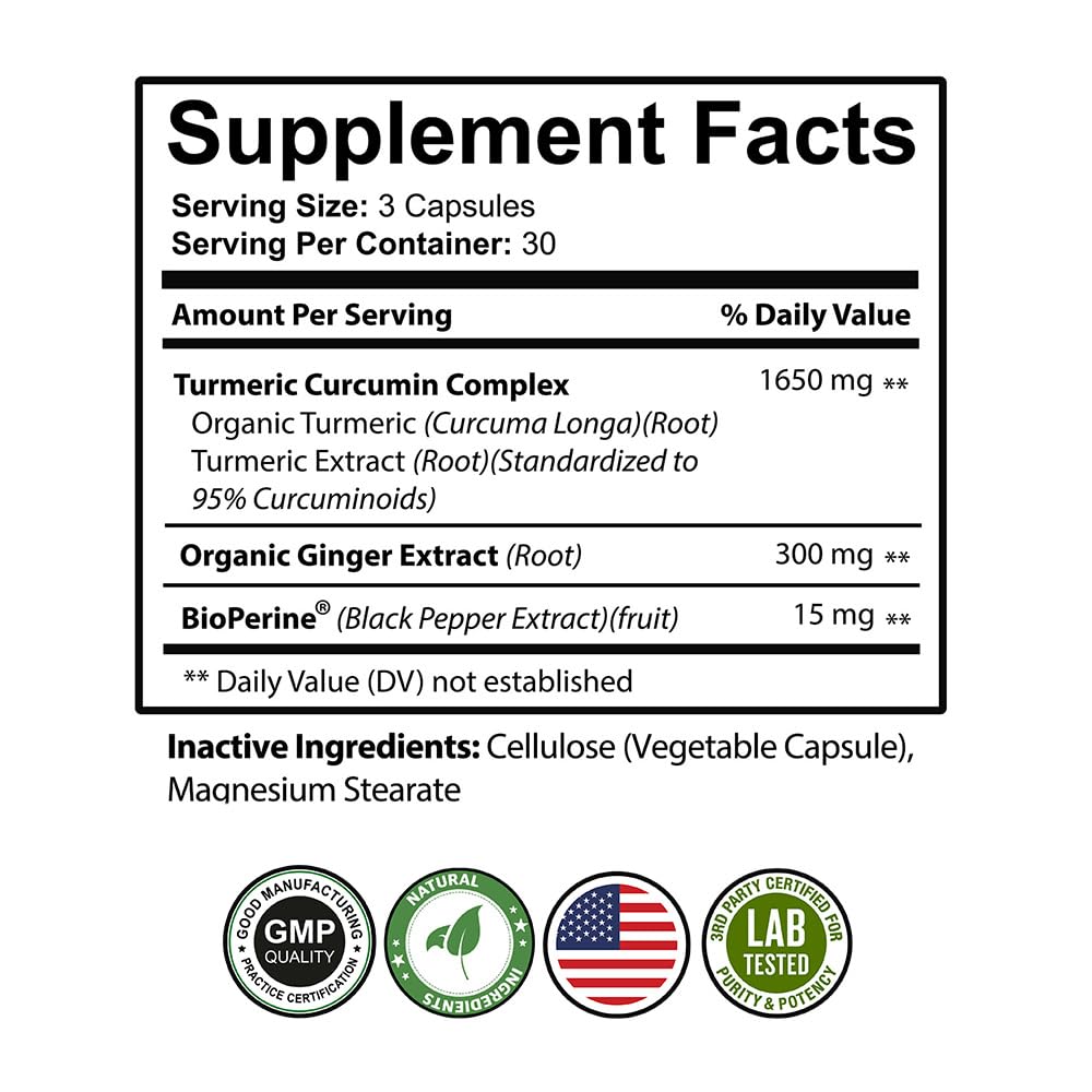turmeric curcumin for enhanced wellness