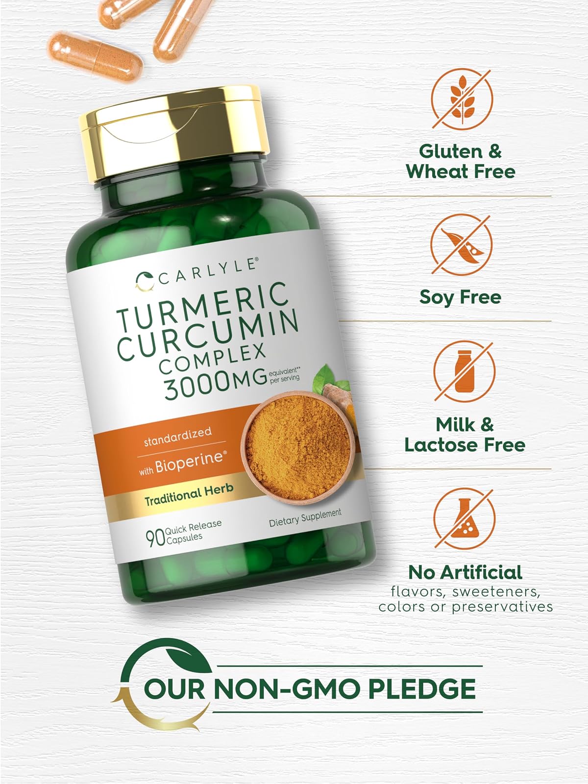 Turmeric curcumin for joint support