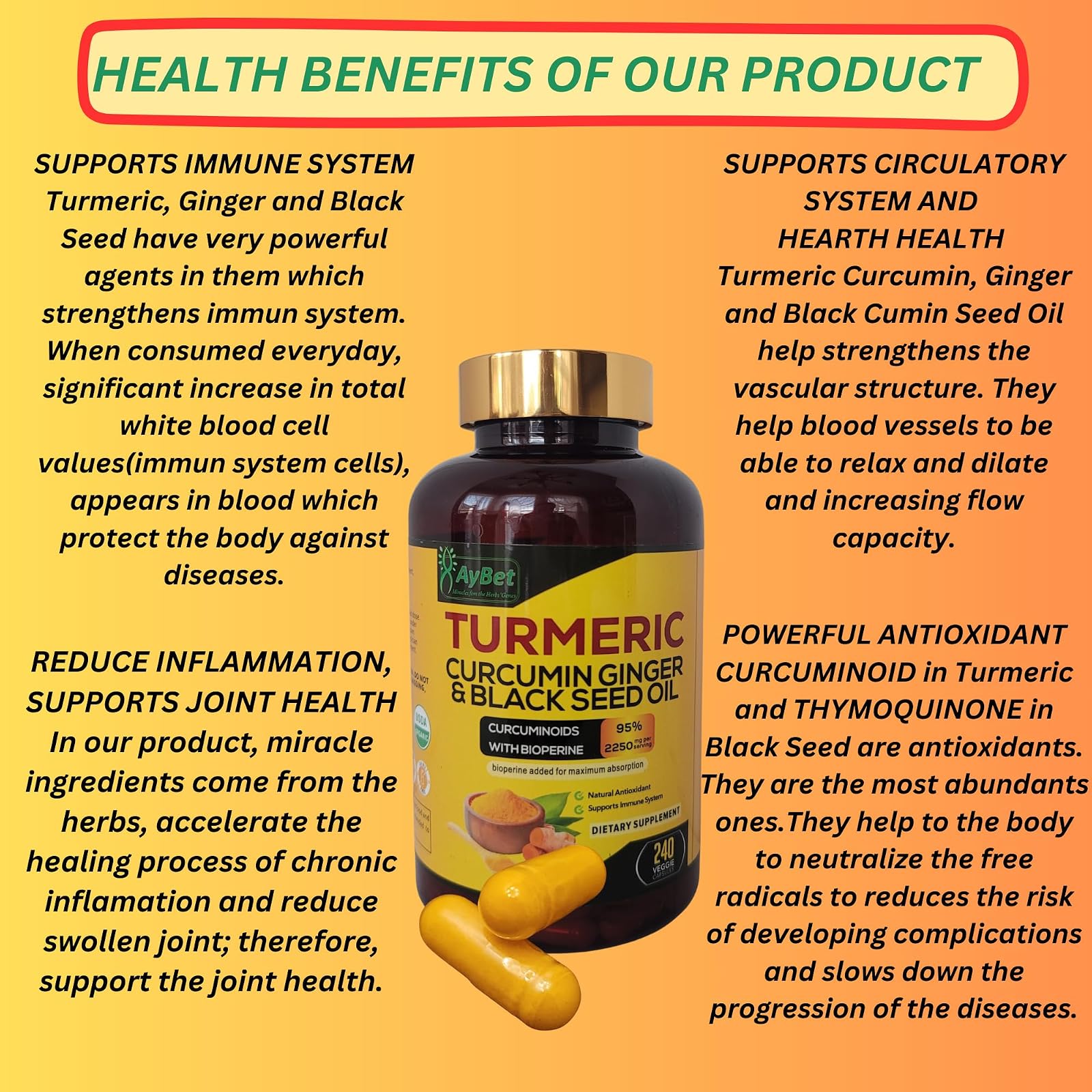 turmeric curcumin for joint support