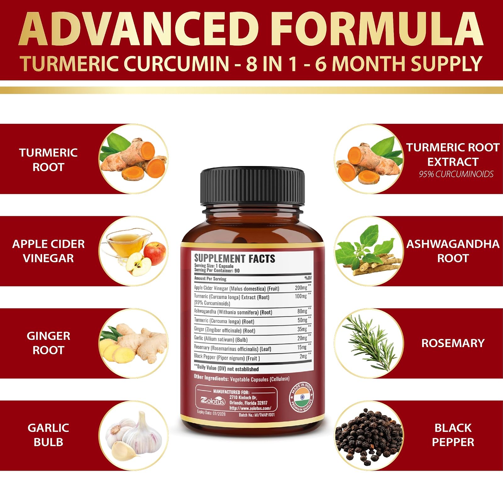 turmeric curcumin for joint support