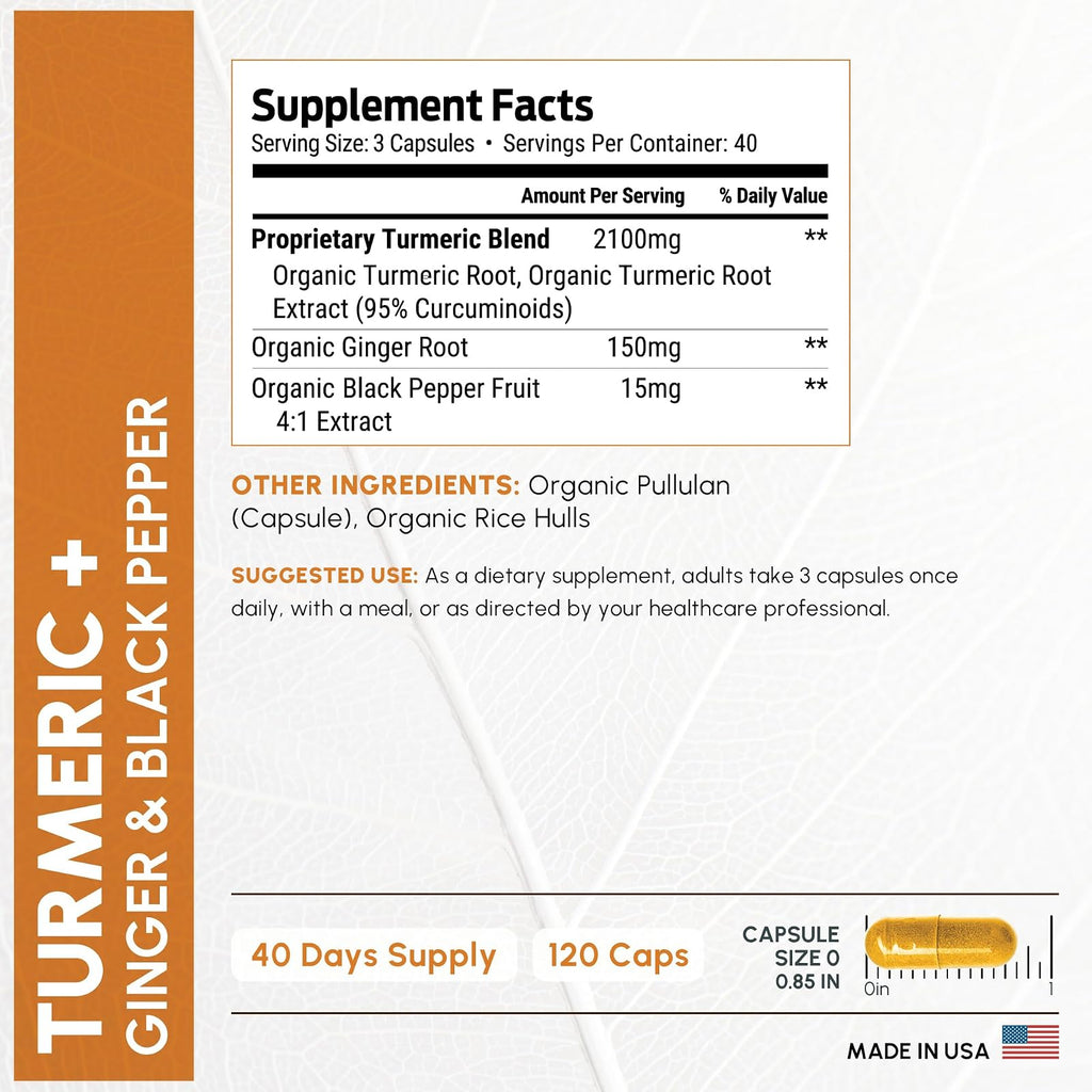 turmeric curcumin for joint support