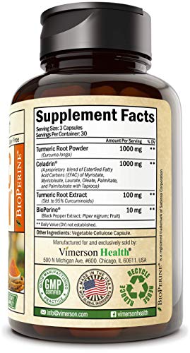 Turmeric curcumin for mobility enhancement