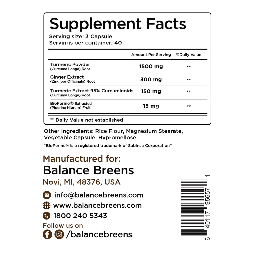 turmeric curcumin for overall wellness