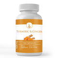 Turmeric curcumin ginger supplement capsules