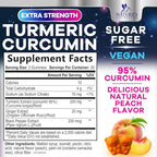 Turmeric curcumin gummies for inflammation relief