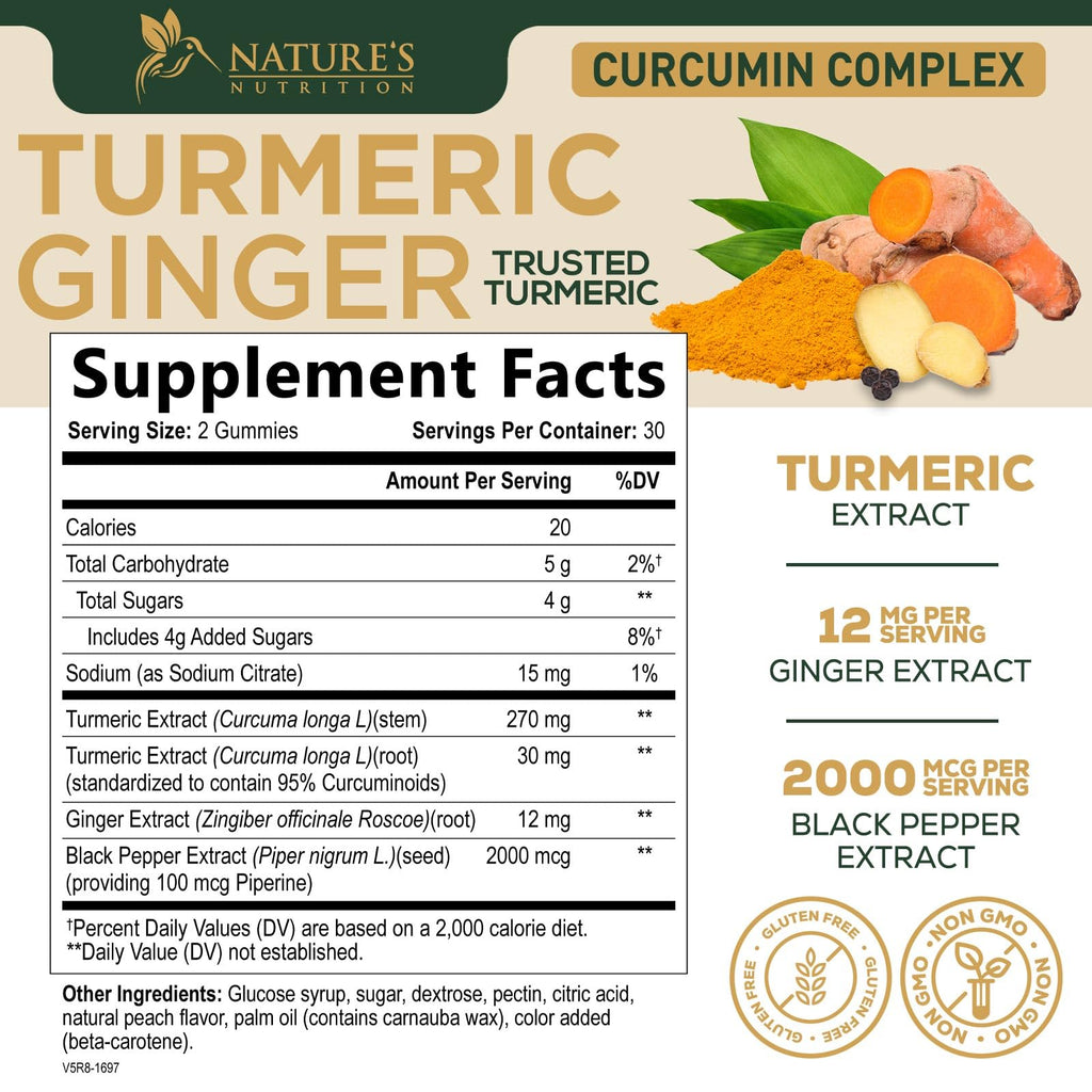 turmeric curcumin gummies for optimal absorption
