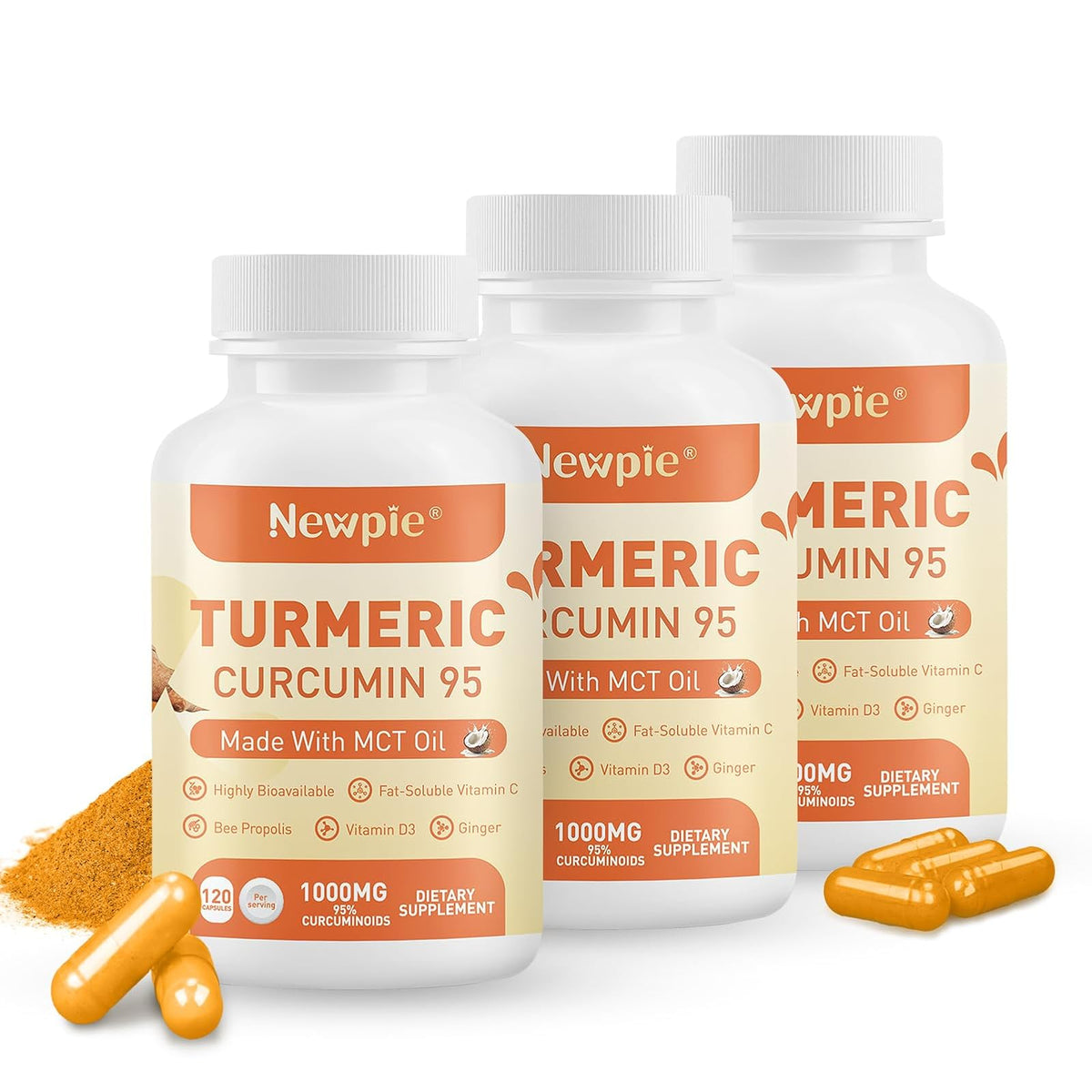 Turmeric Curcumin health benefits capsules