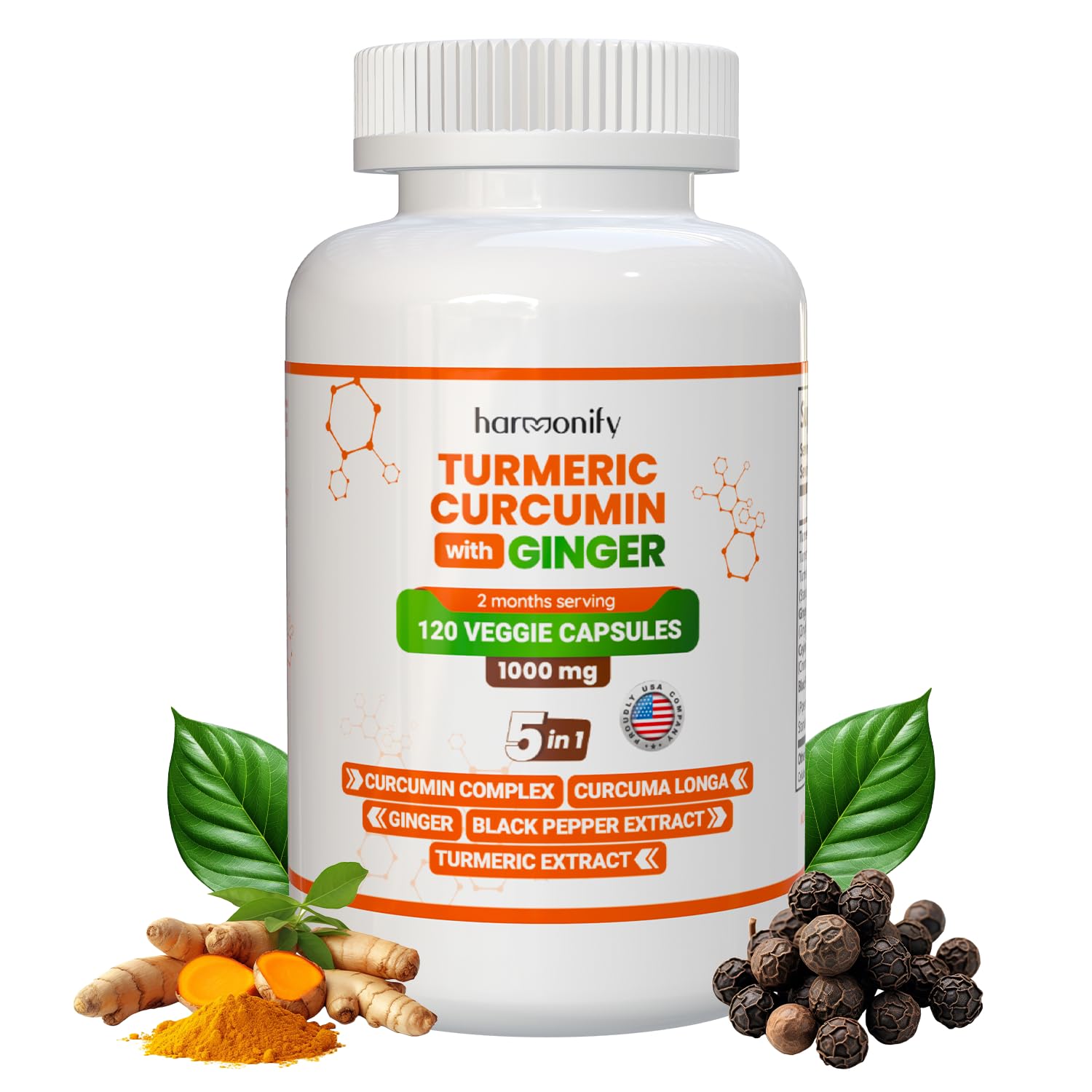 turmeric curcumin herbal capsules