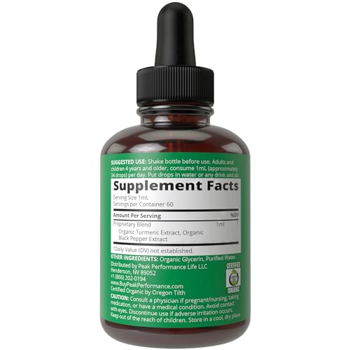 turmeric curcumin liquid for vitality