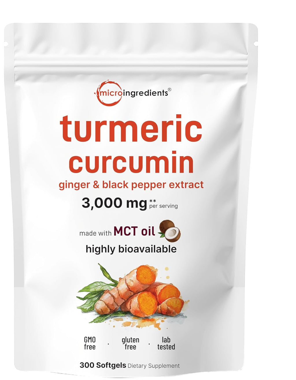turmeric curcumin softgels for health